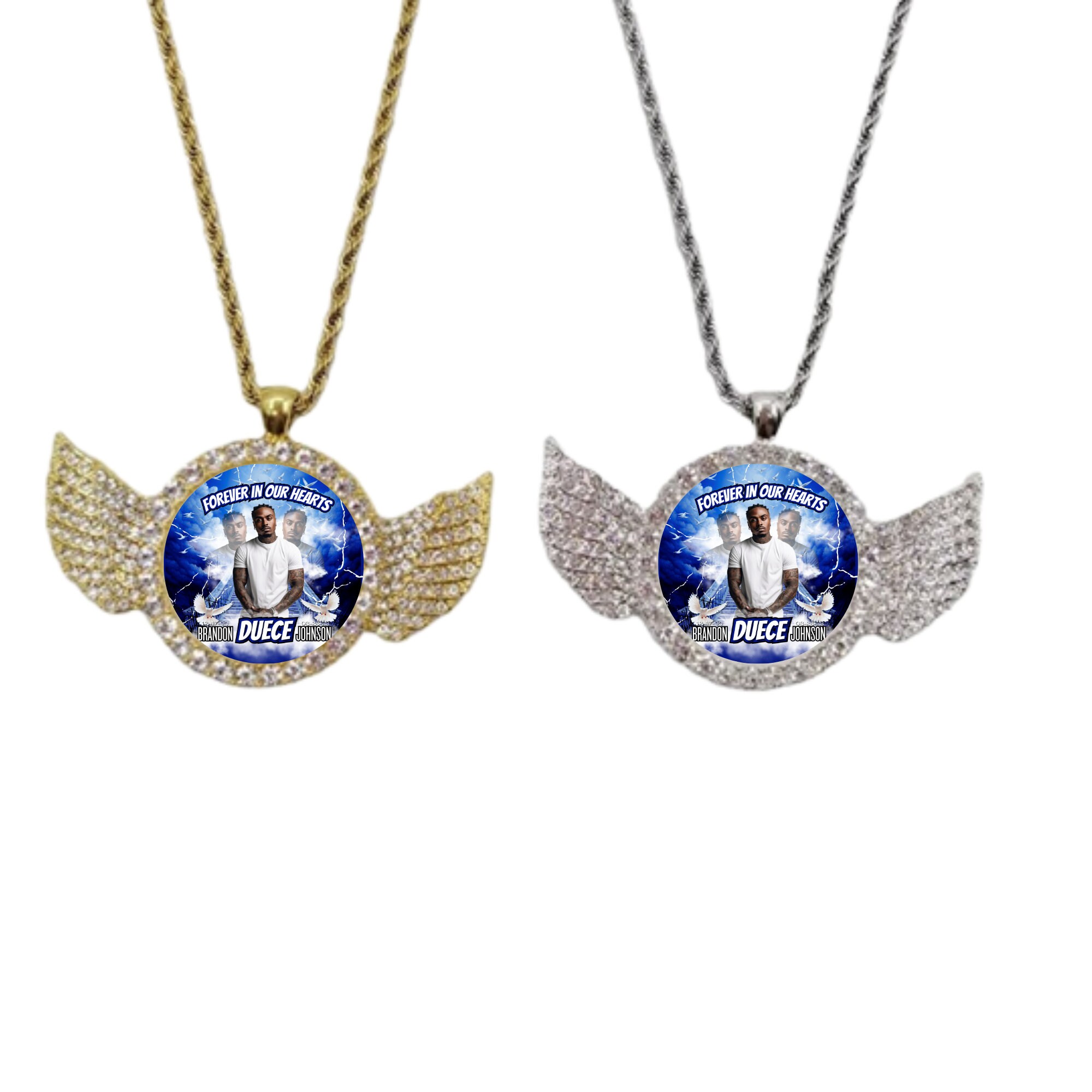 Blue Memorial Mock-ups (canva Editables) - Etsy