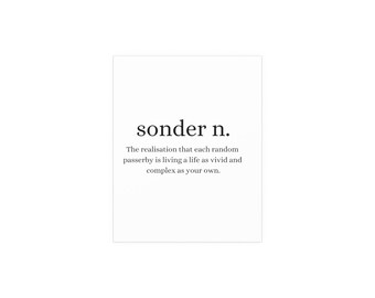 Sonder Posters - Etsy
