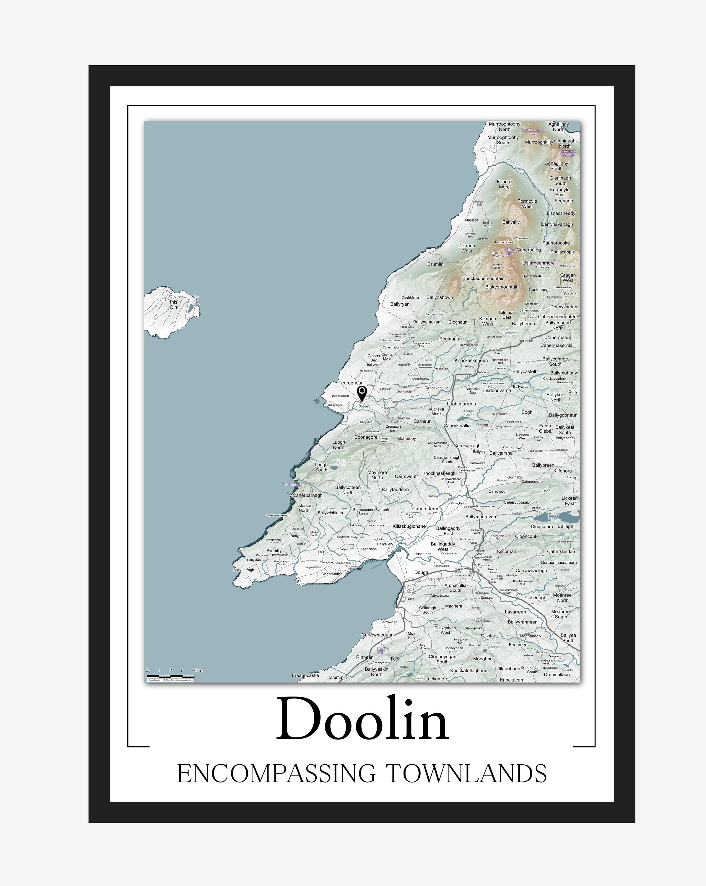 Doolin - Encompassing Townlands Map — GeoMaps