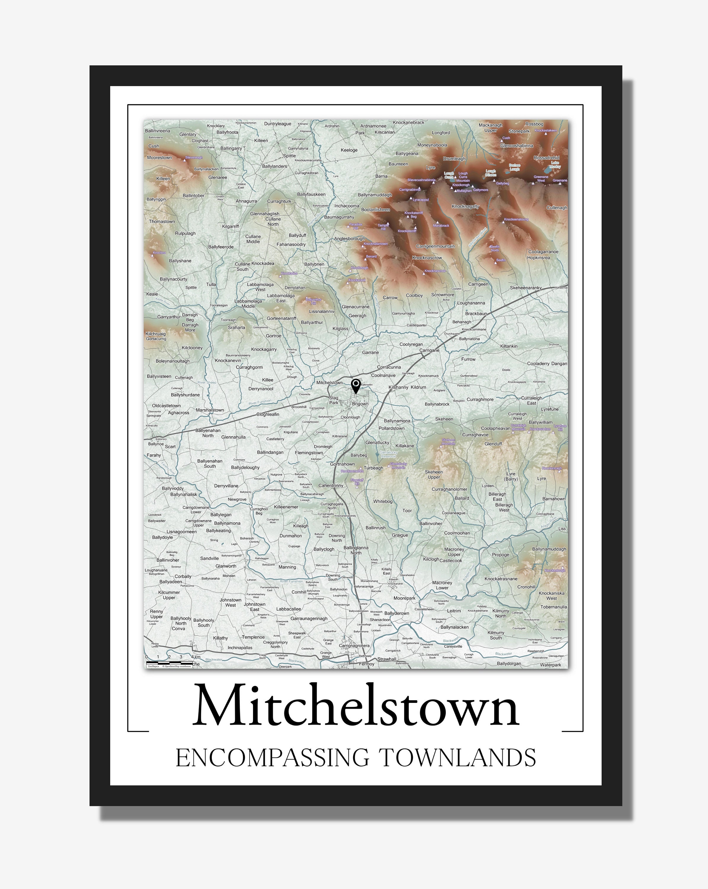 Mitchelstown - Encompassing Townlands Map — GeoMaps