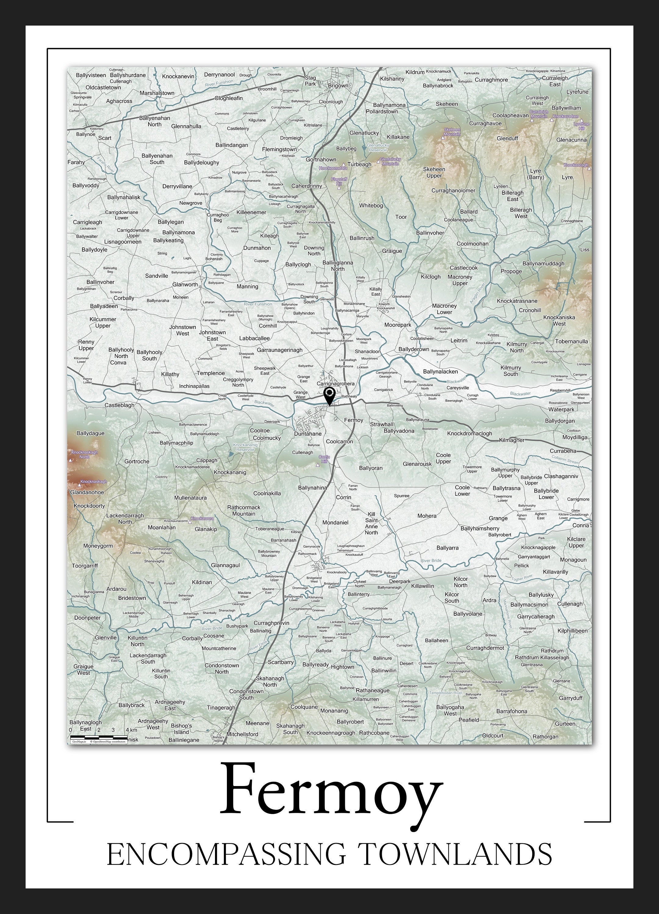 GeoMaps - Local Irish Townland Poster Maps