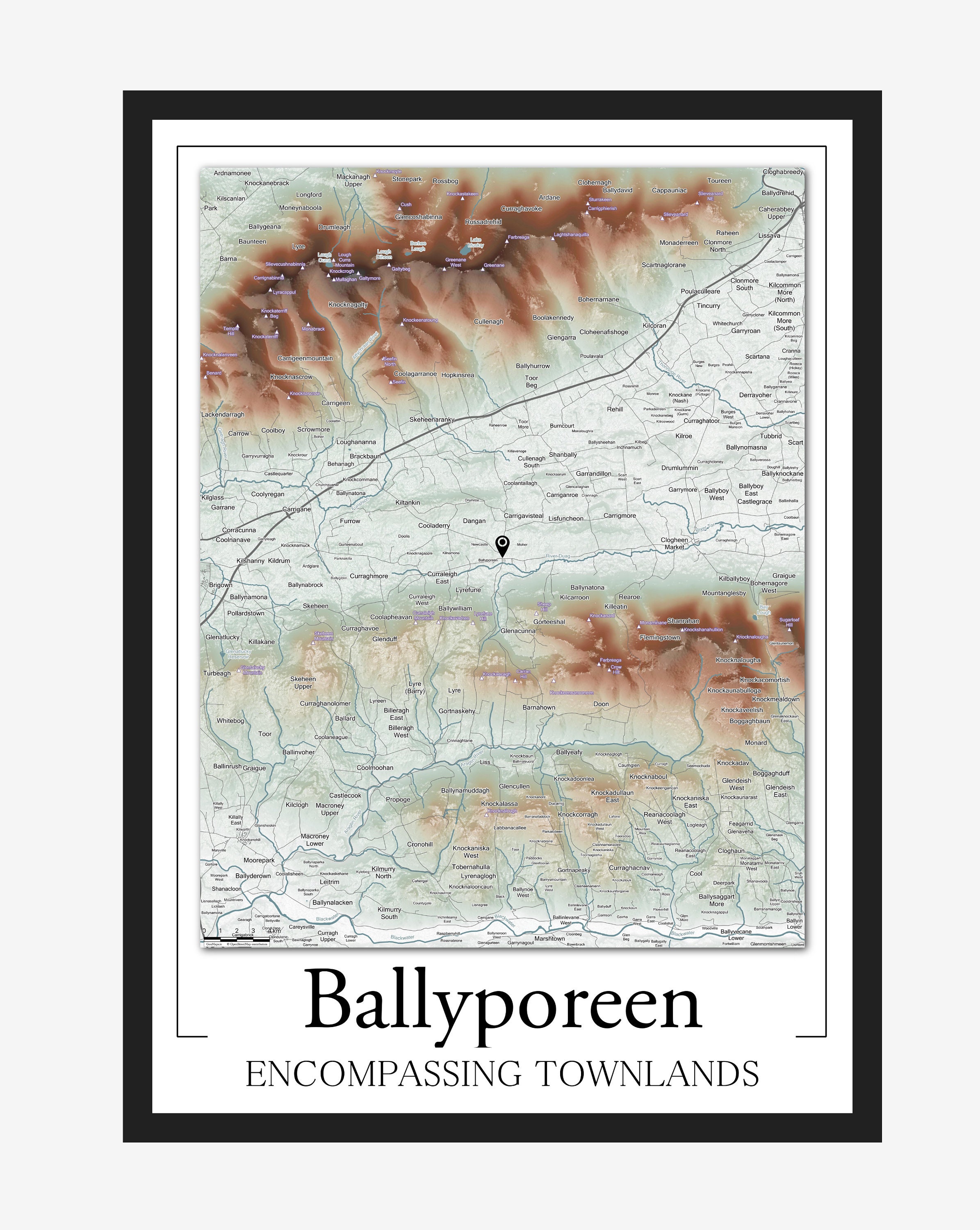 Ballyporeen - Encompassing Townlands Map — GeoMaps