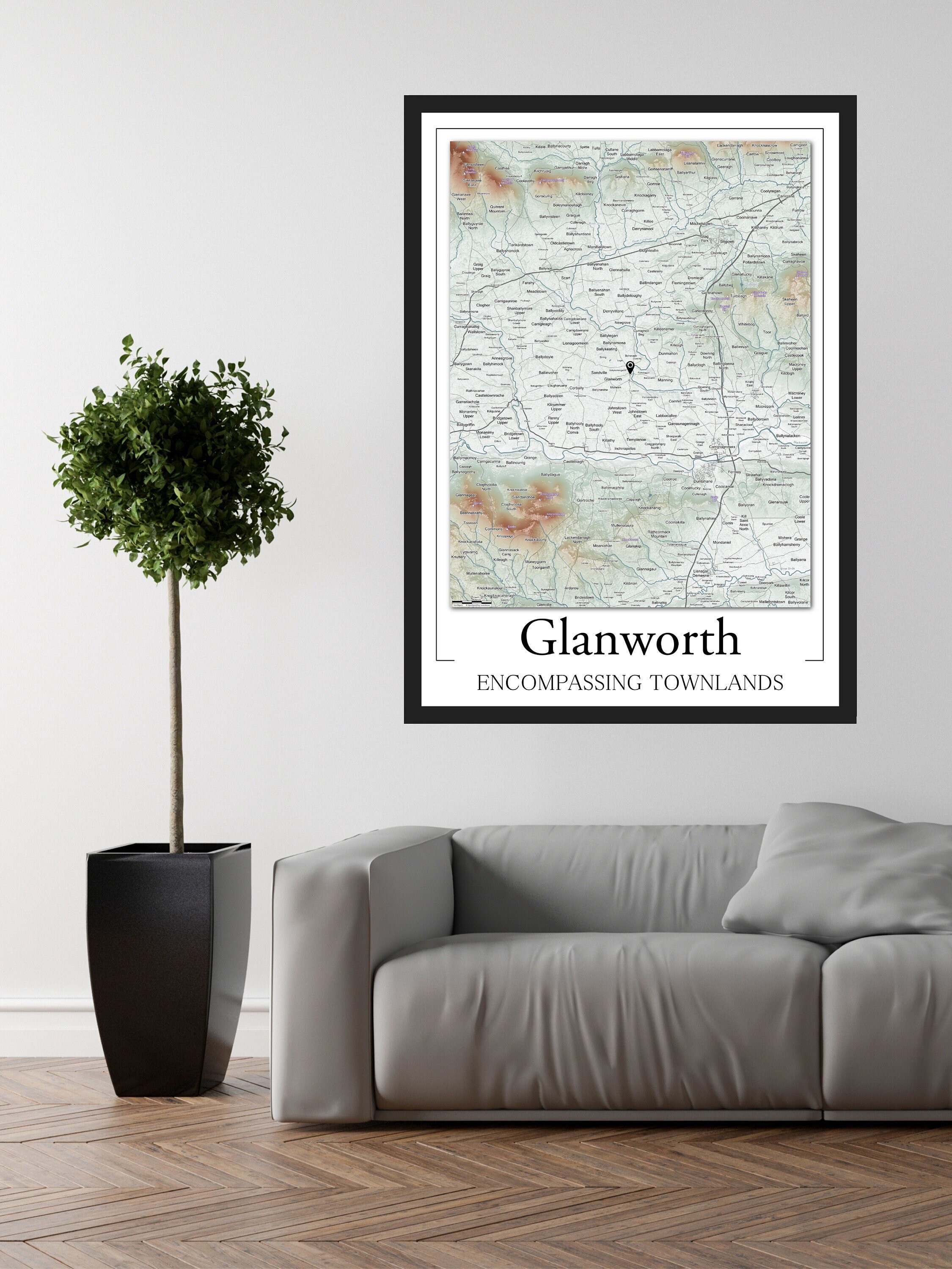 GeoMaps - Local Irish Townland Poster Maps