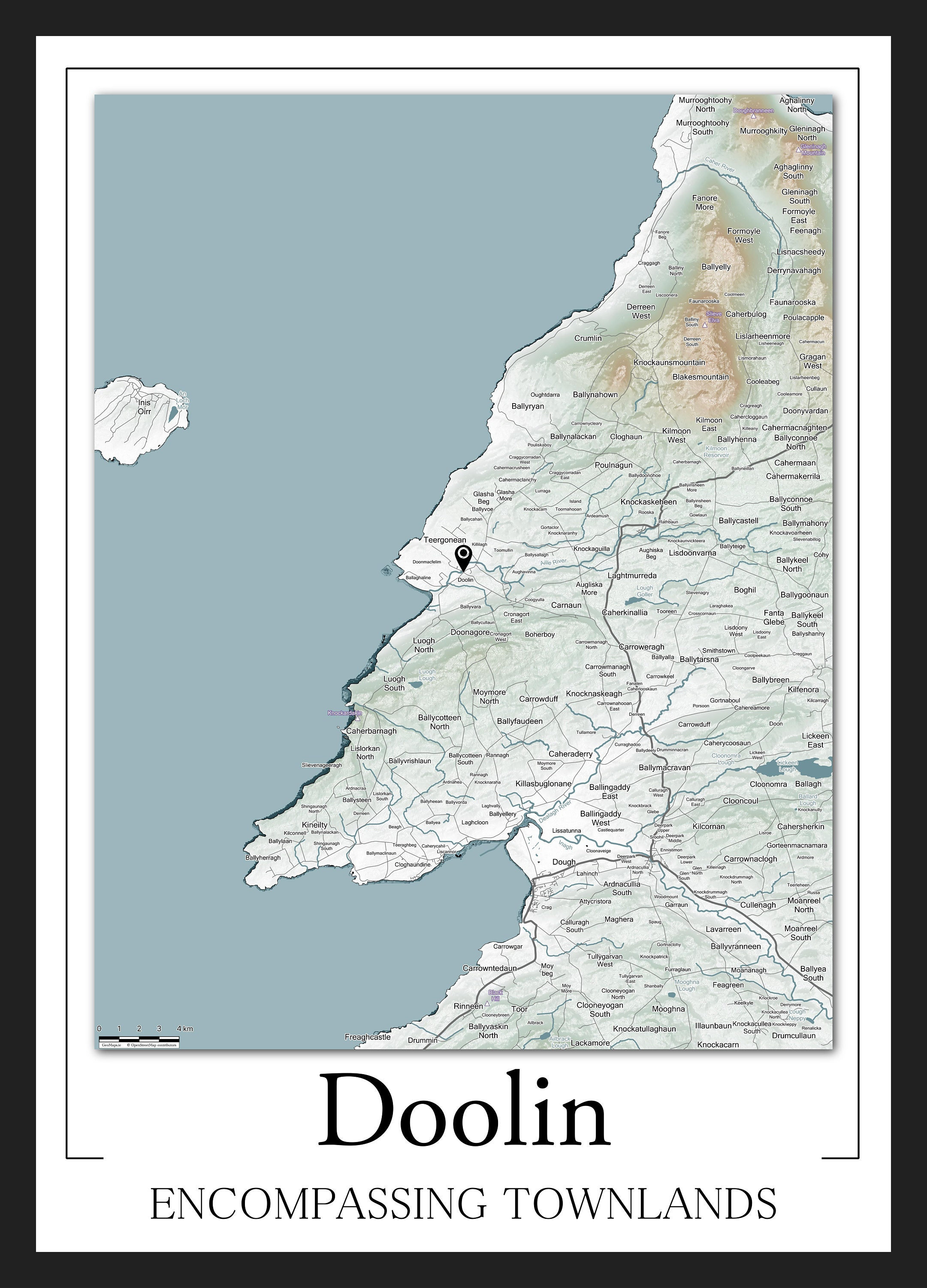 Doolin - Encompassing Townlands Map — GeoMaps
