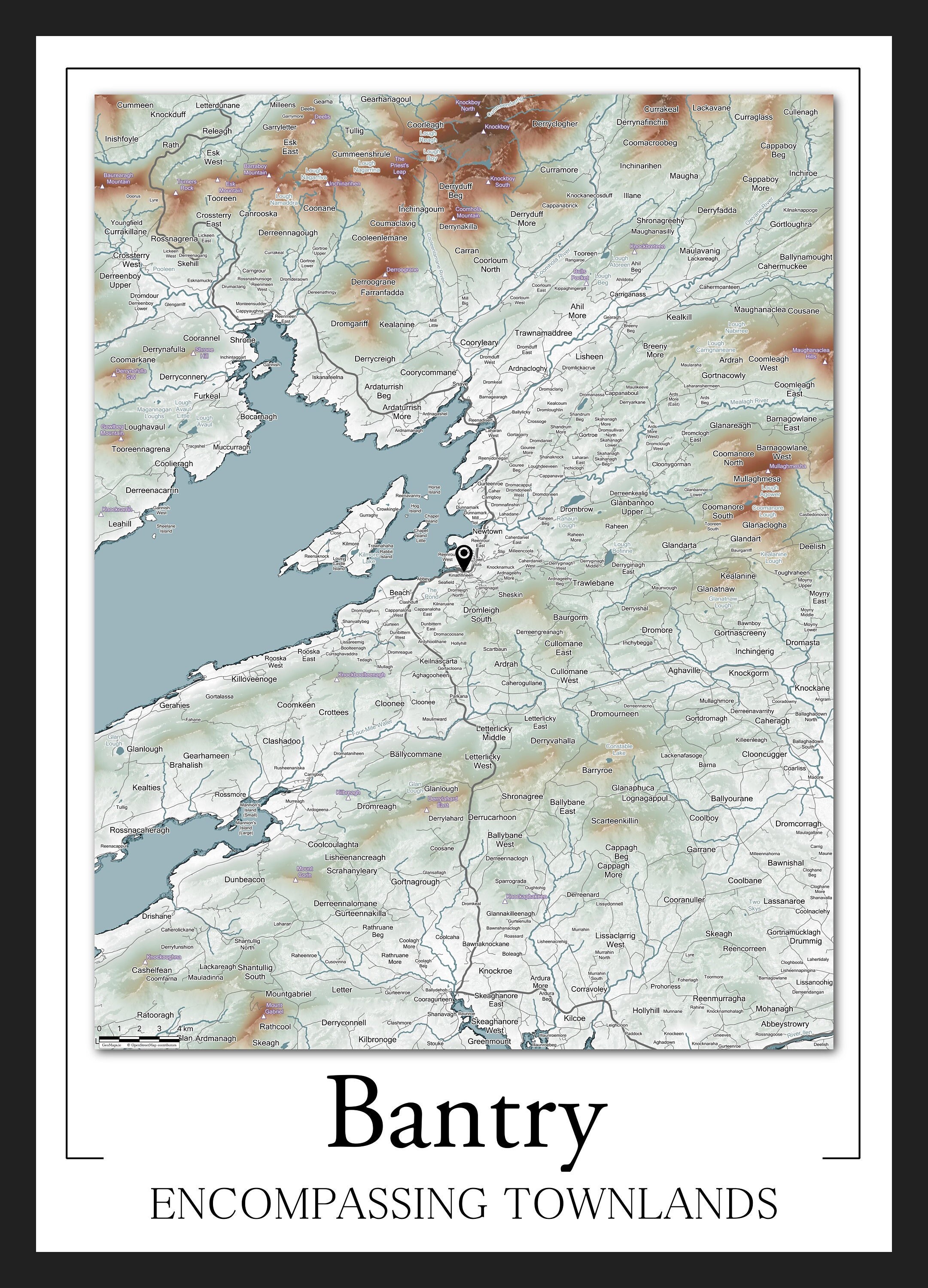 GeoMaps - Local Irish Townland Poster Maps