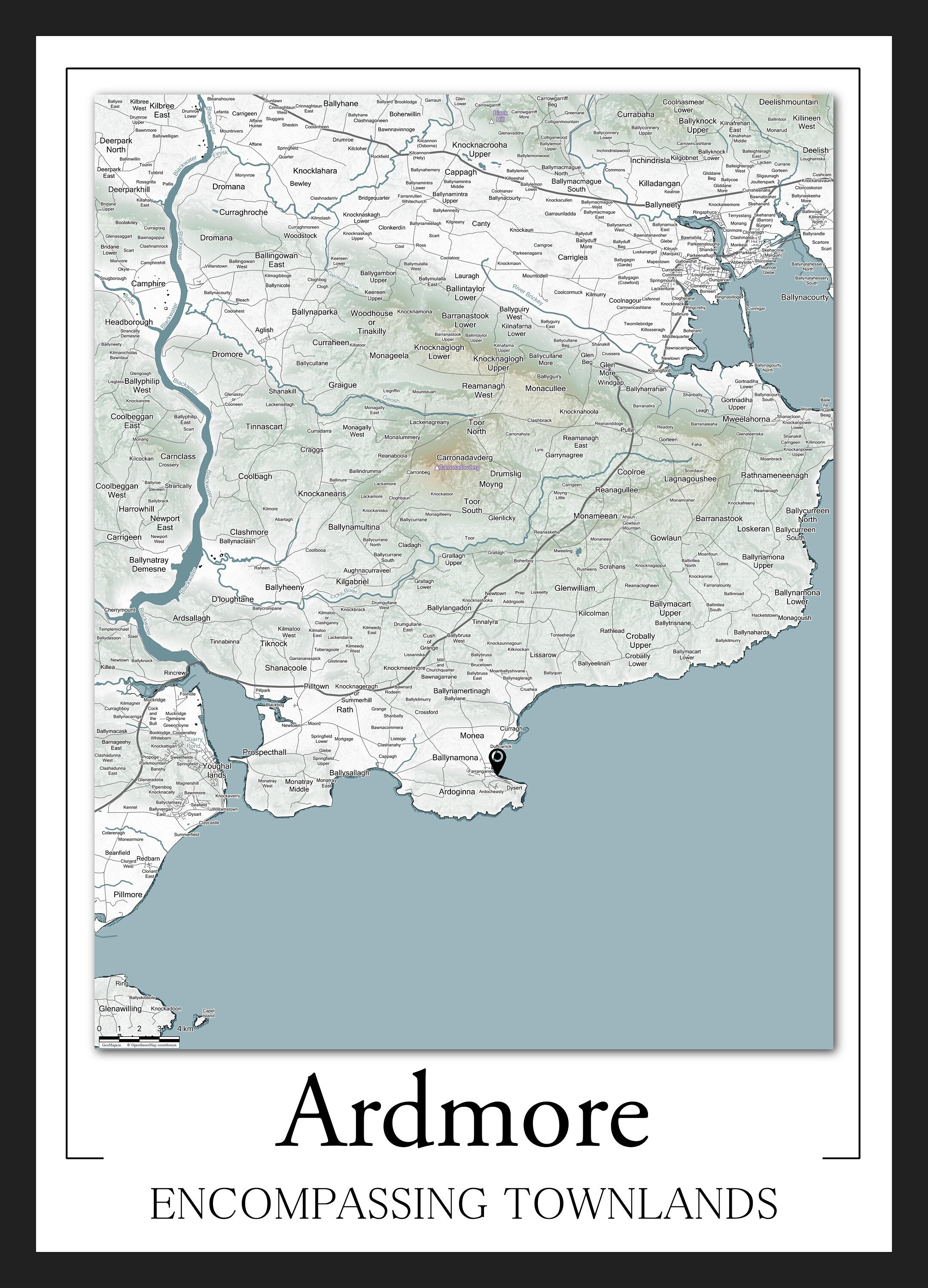 GeoMaps - Local Irish Townland Poster Maps