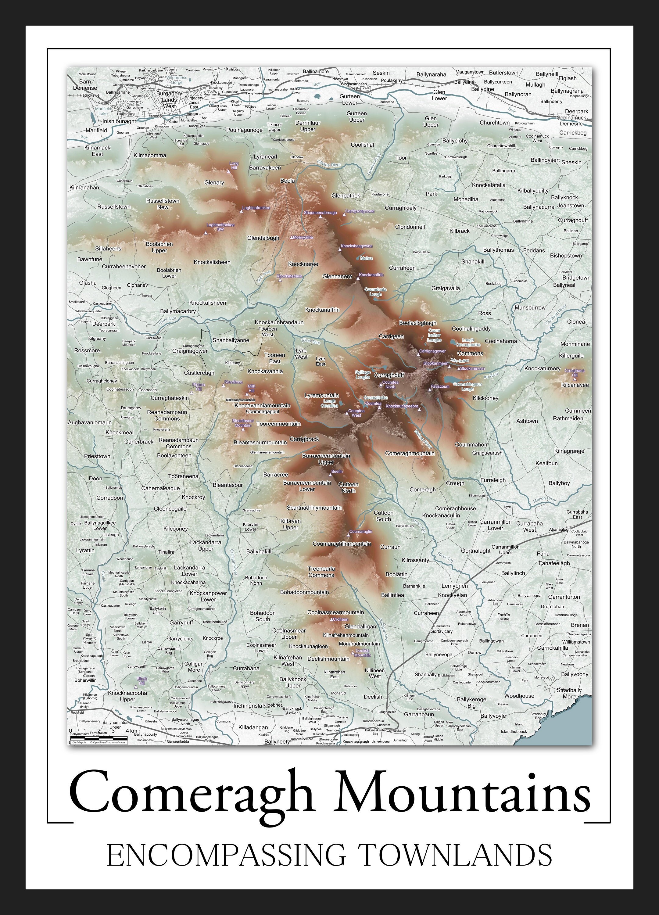 GeoMaps - Local Irish Townland Poster Maps
