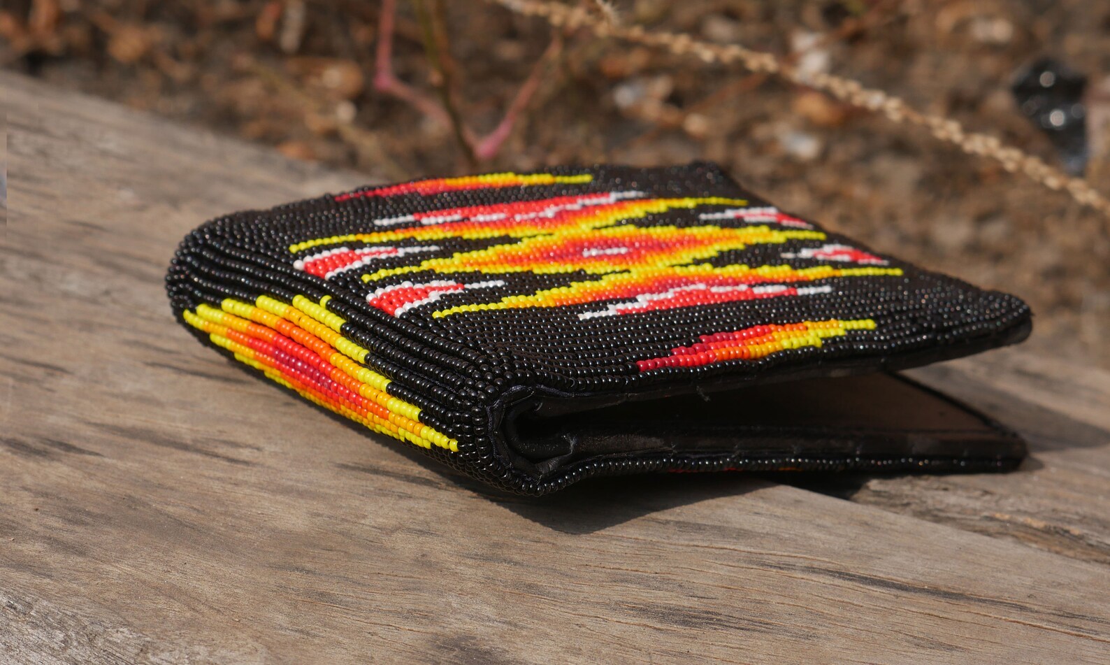 Buybeaded Handmade Native American Style Beaded Genuine Leather Wallet ...