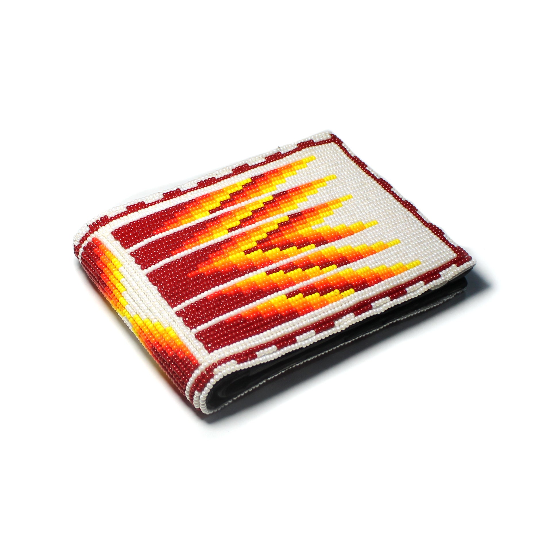 Wallets Handmade Beaded Wallet With Intricate Beadwork Bifold Wallet ...