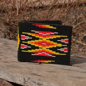 Buybeaded Handmade Native American Style Beaded Genuine Leather Wallet ...