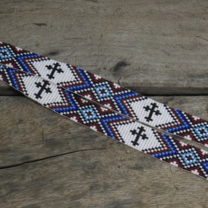 Bead Hatband Native American Style Southwestern Cowboy Rode Handmade ...