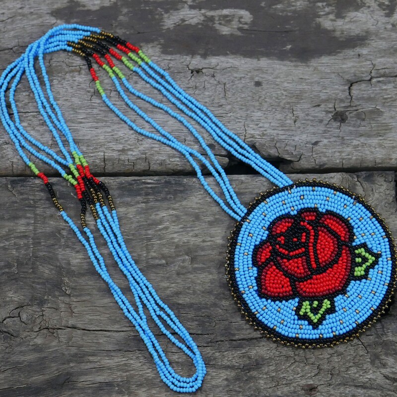 Beaded Medallion - Etsy