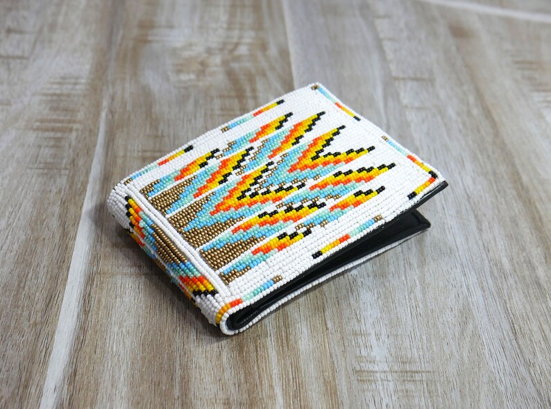 Buybeaded Handmade Native American Style Beaded Genuine Leather Wallet ...