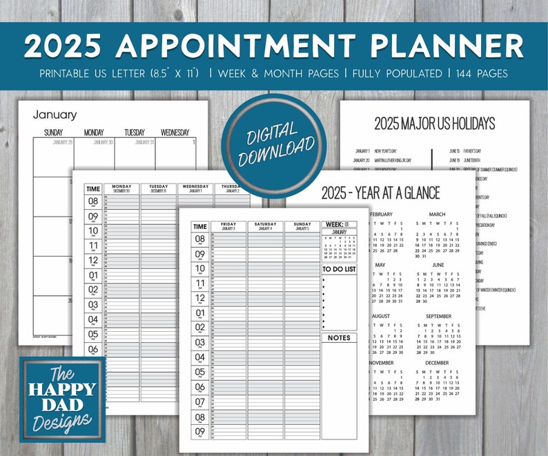 NEW 2025 Updated Weekly Organization Planner - DIGITAL DOWNLOAD - Etsy