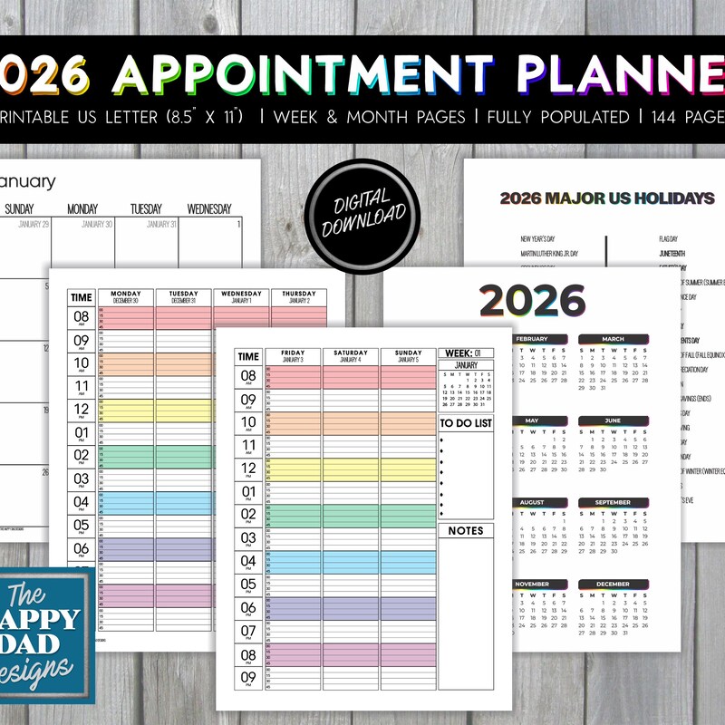 2026 Appt Calendar - Etsy UK