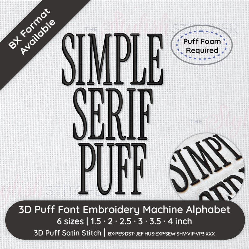 Puff Alphabet Fonts - Etsy