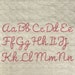 Chain Stitch Font Cursive Machine Embroidery Font, 7 Sizes Instant ...