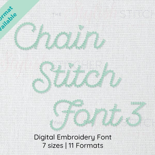 Neckline Fonts Embroidery - Etsy
