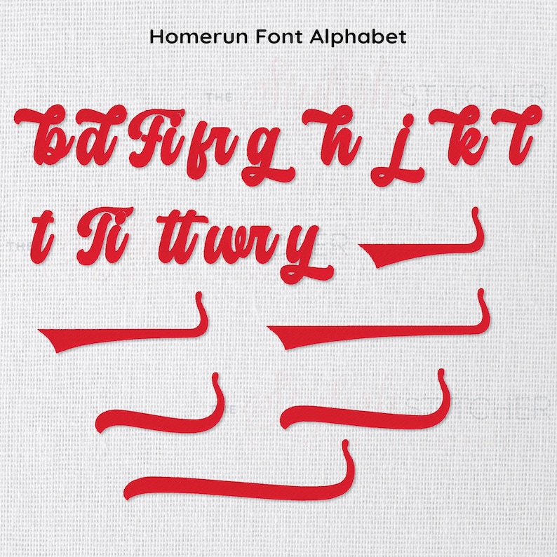Homerun Digital Embroidery Font Alphabet 8 Sizes Instant Download | BX ...