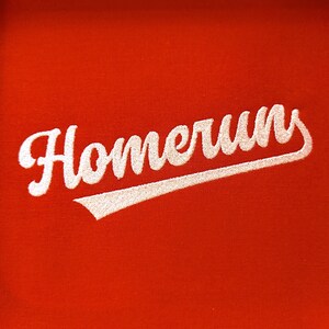 Homerun Digital Embroidery Font Alphabet 8 Sizes Instant Download | BX ...