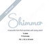 Shimmer Digital Embroidery Font Alphabet 5 Sizes Instant Download | BX ...