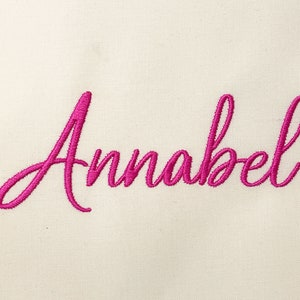 Annabel Cursive Embroidery Font; 5 Sizes, Instant Download BX Font ...