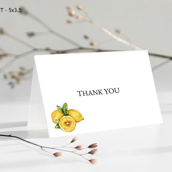 Lemon Watercolour Stationary - Etsy