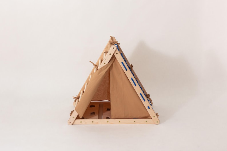 Cotton Tent for Climbing Triangle, Playtent for Kids, Indoor-spielhaus ...