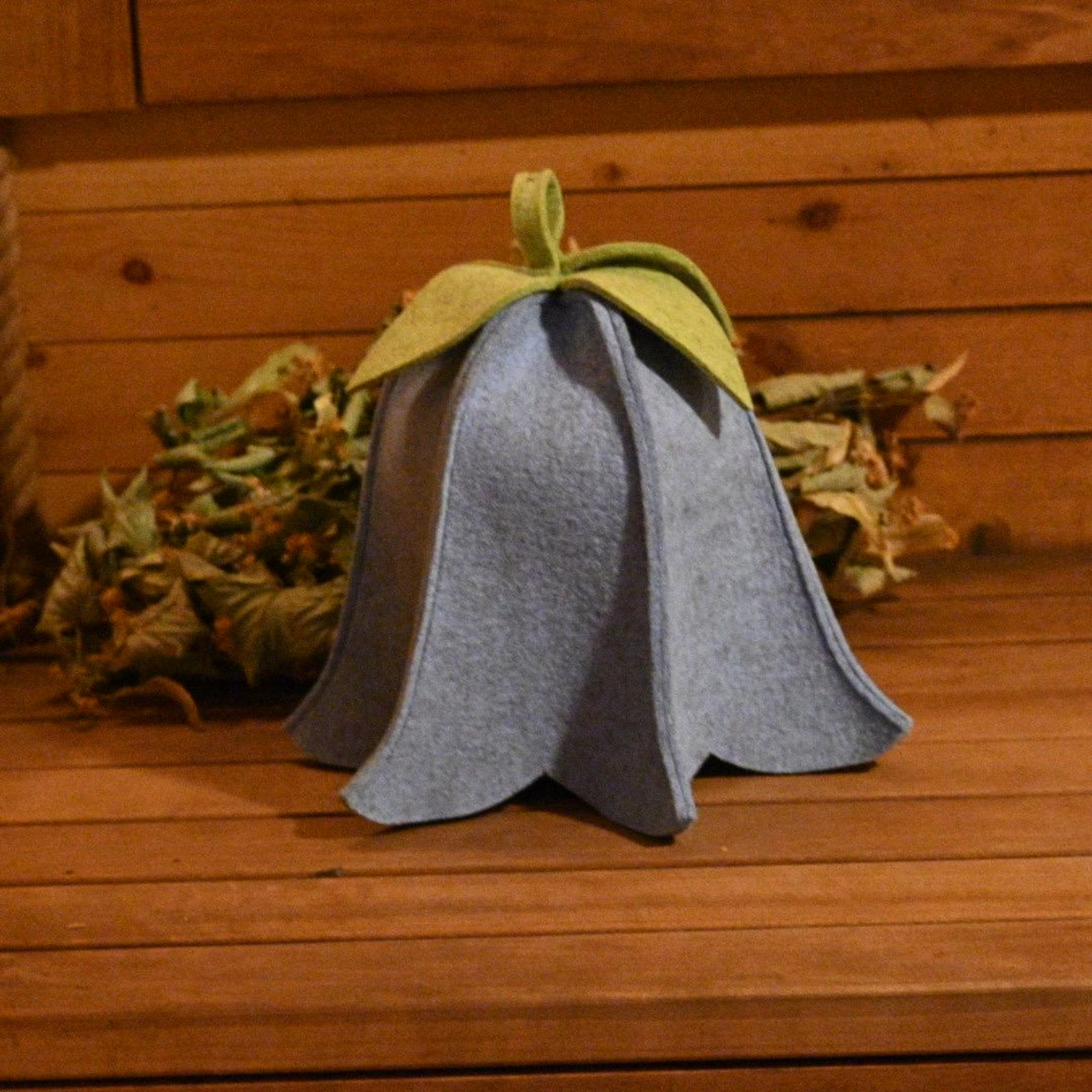 Flower Sauna Hat, Merino Wool Felt Banya Accessory, Handmade Spa Gift ...