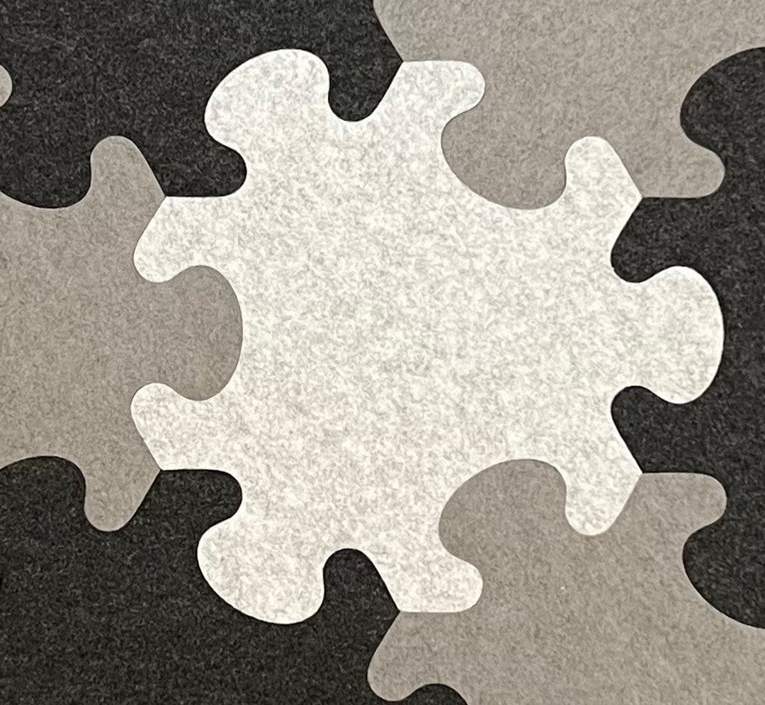 INDIVIDUAL Felt Puzzle Playmat, Puzzle Playrug, Puzzle Rug, Kidsroom ...