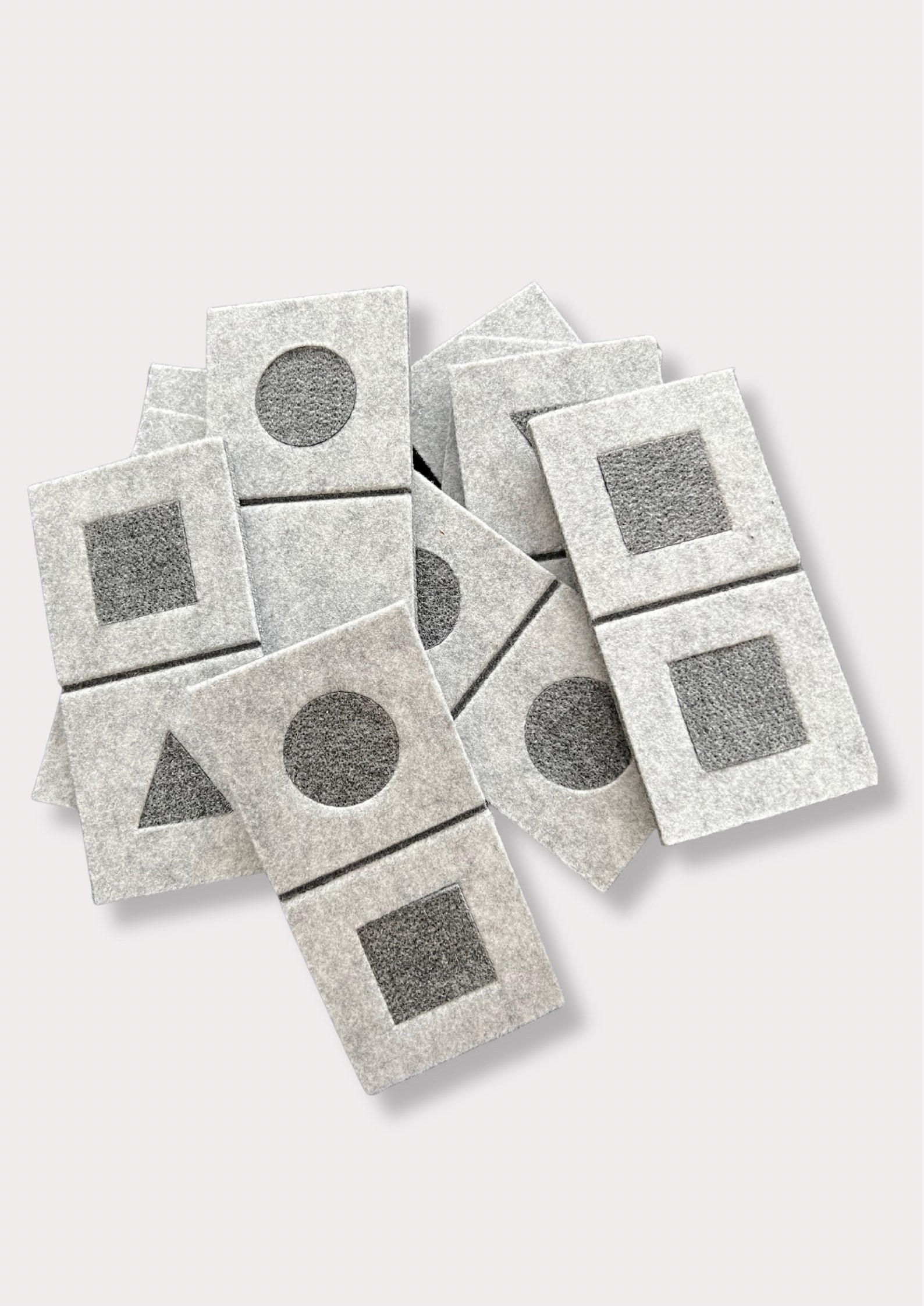 Large Domino Cards With Shapes / Domino-spielkarten - Etsy