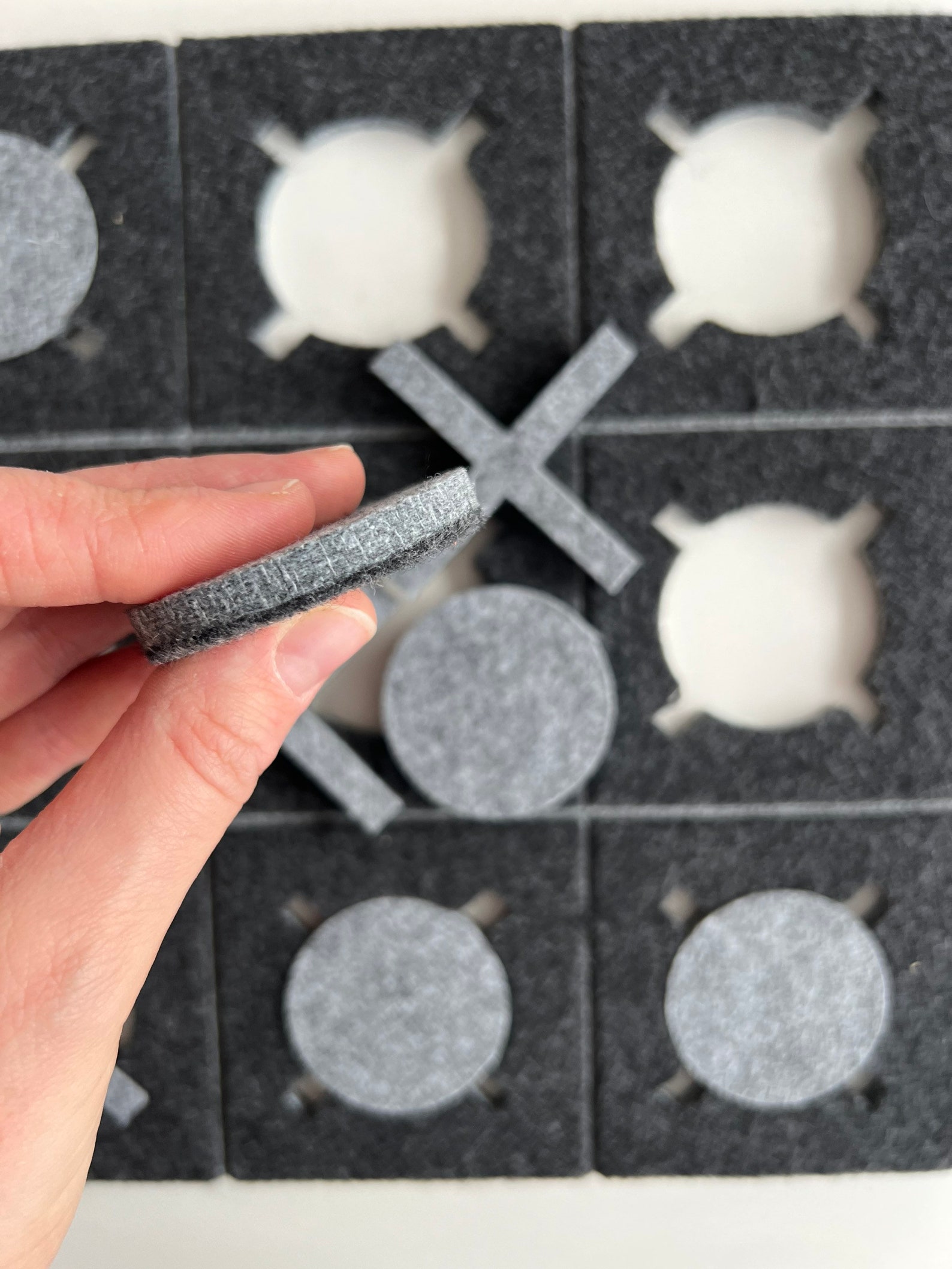 Felt Tictactoe Game / Children Game / Kinderspiel / Tic Tac Toe - Etsy