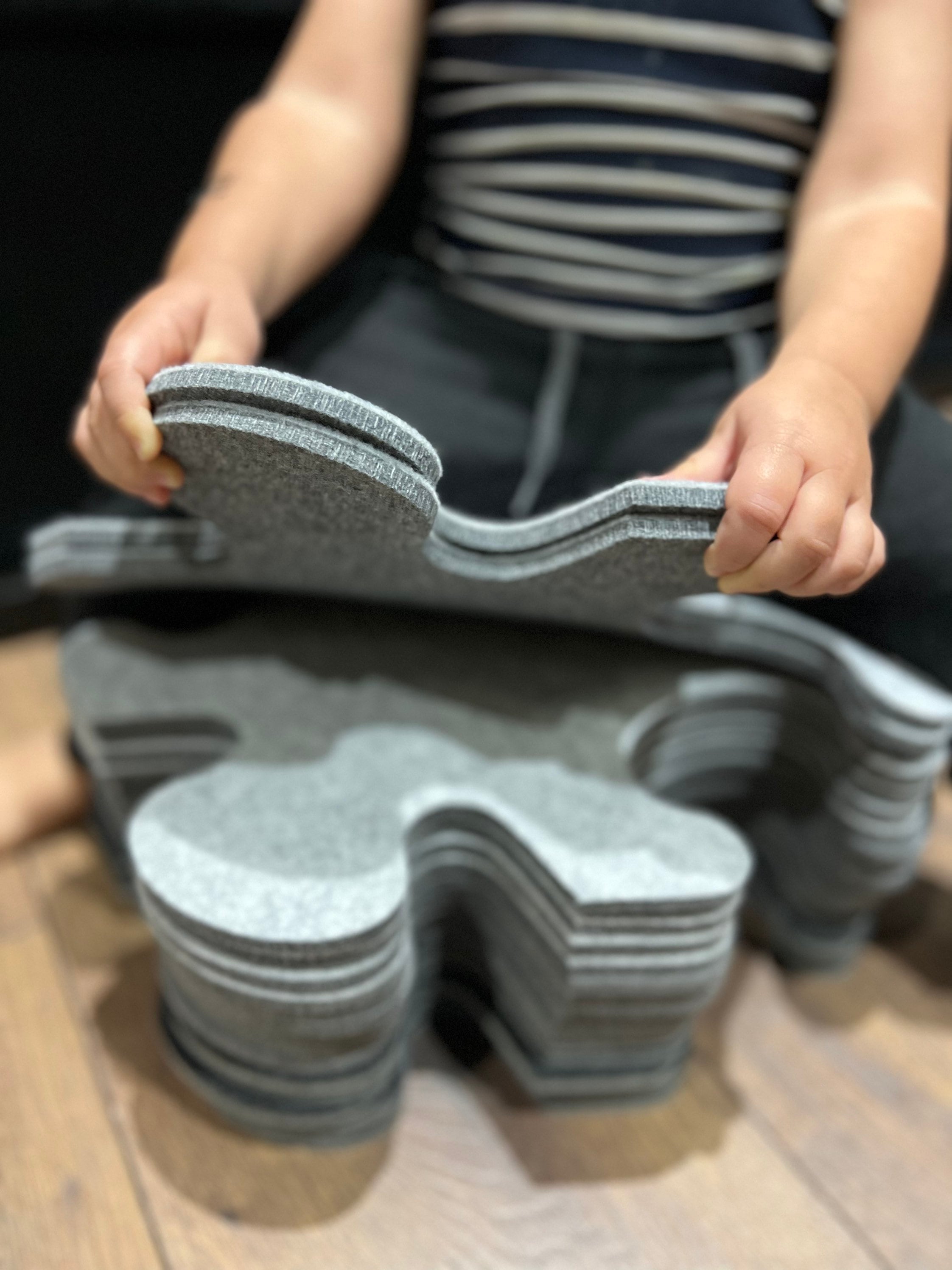 INDIVIDUAL Felt Puzzle Playmat, Puzzle Playrug, Puzzle Rug, Kidsroom ...