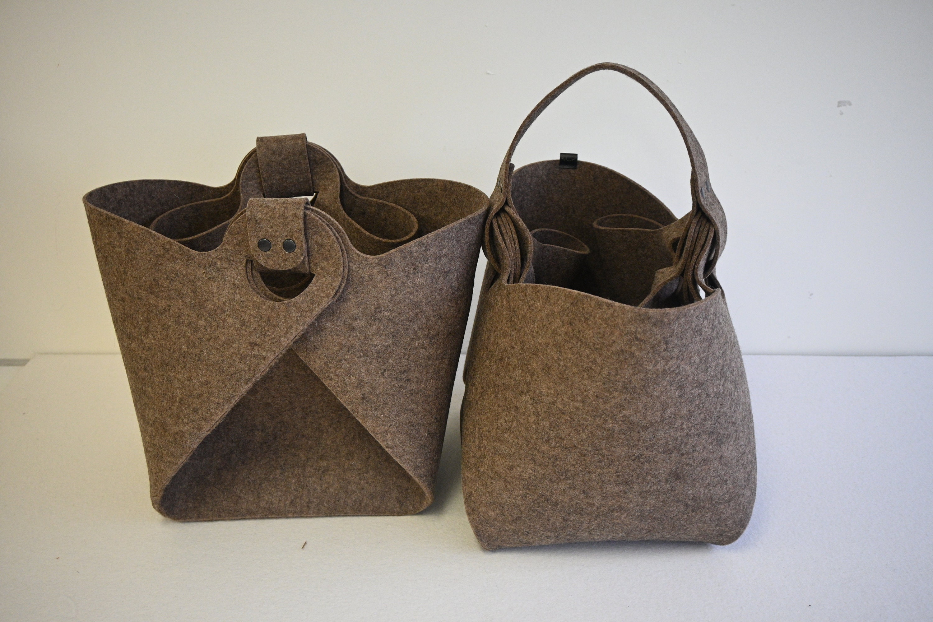 Merino Wool Felt Bag/basket - Etsy