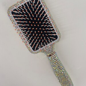 Rhinestone Hair Brush - Etsy
