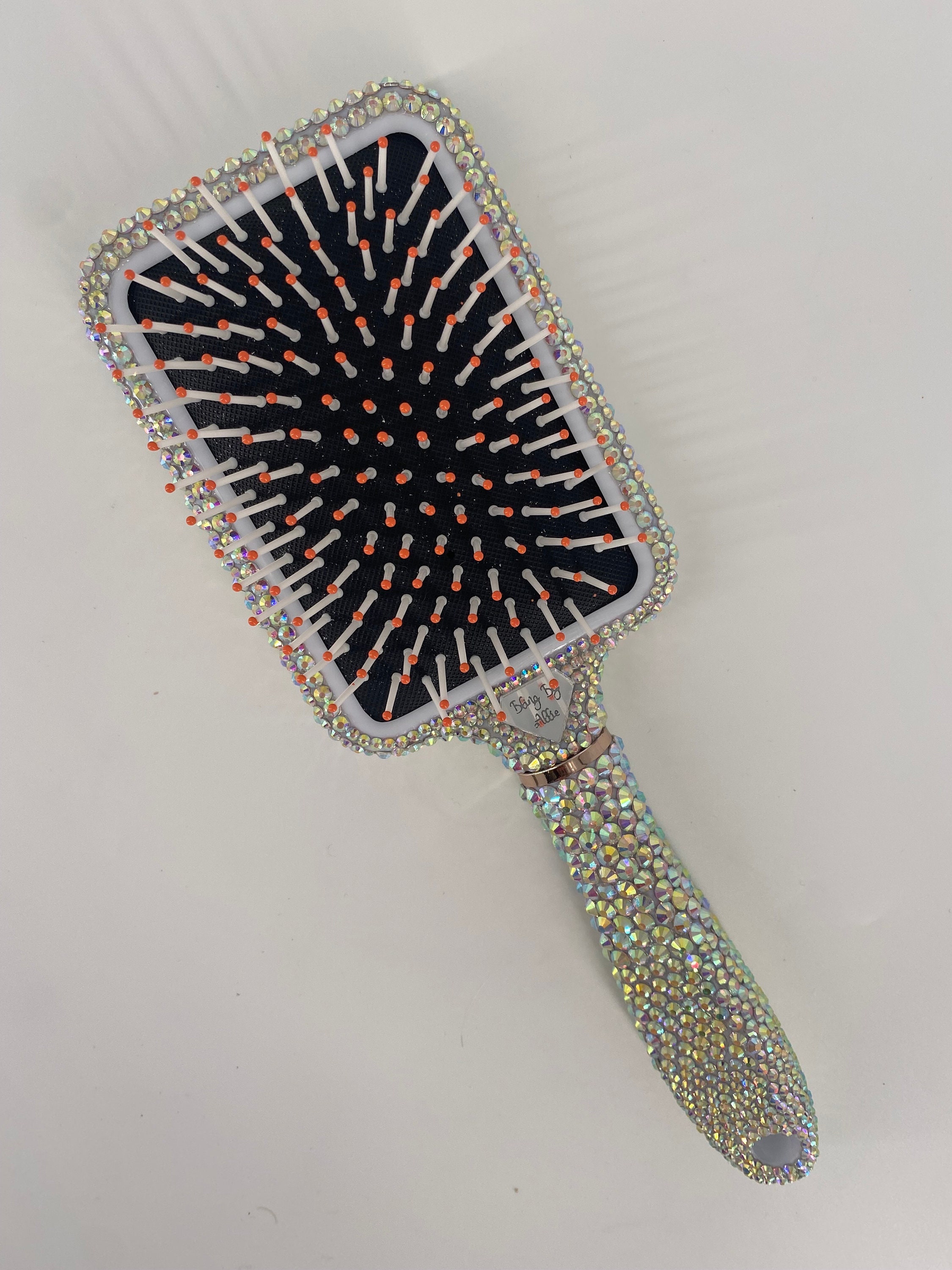 Rhinestone Hair Brush - Etsy