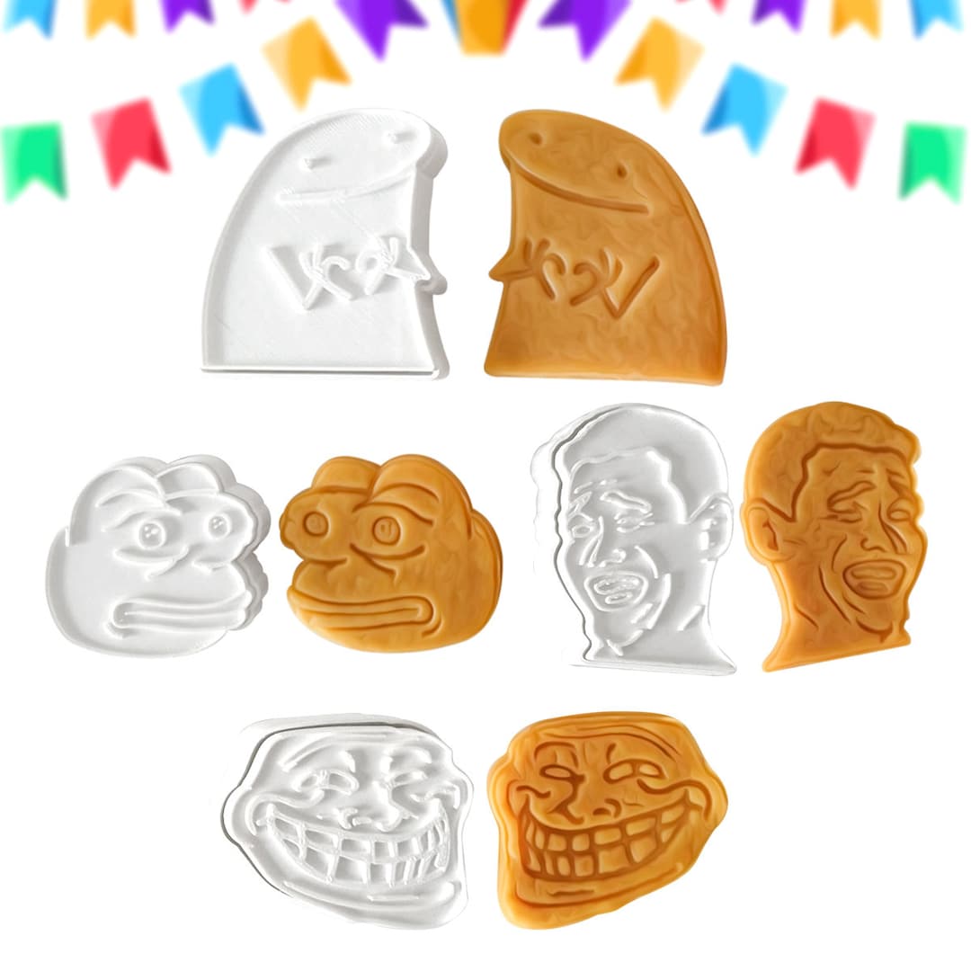 8 Cookie Cutters and Molds MEMES MEME - Etsy