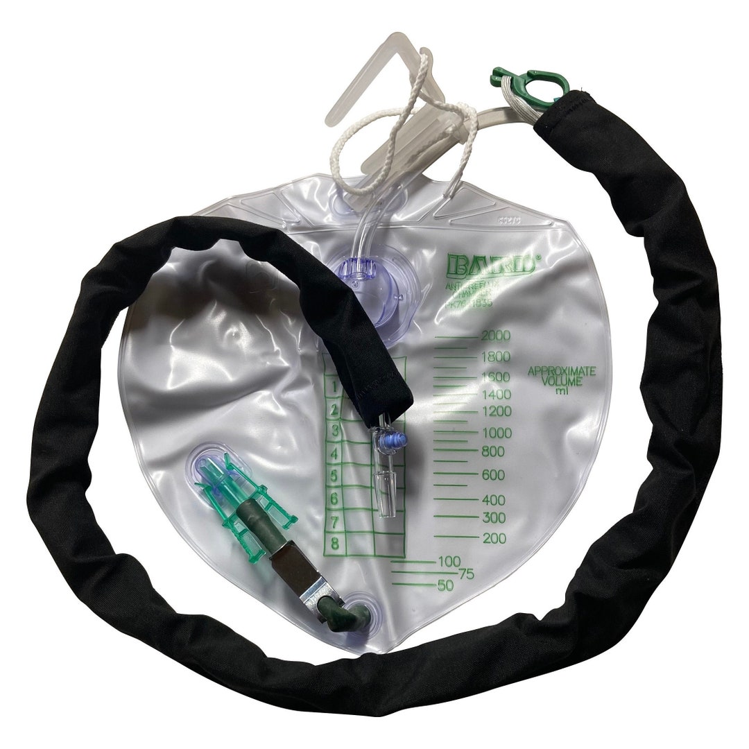 Foley Bag Tube Cover | Black | Water Repellent | Urine Drain Tube Cover ...