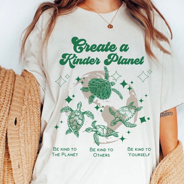 Oversized Turtle T Shirt - Etsy