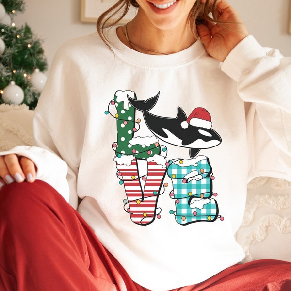 Christmas Orca Sweater - Etsy