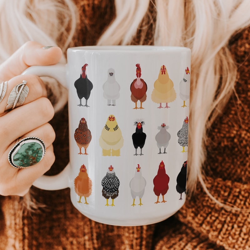 Chicken Coffee Mug - Etsy