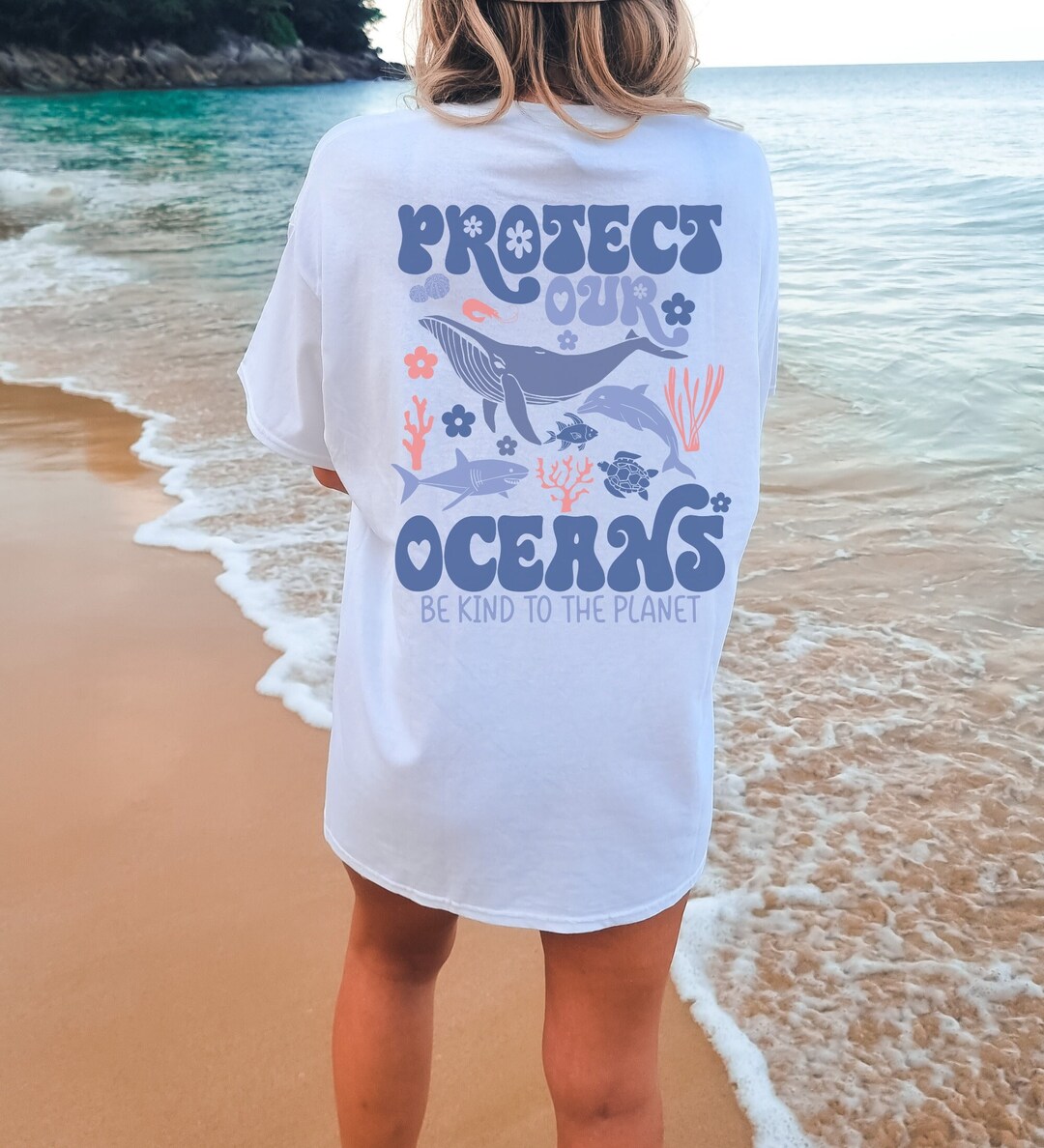 Protect Our Oceans Waves Riders Surfing Comfort Colors Shirt, Save Our ...
