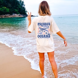 Respect the Oceans Shirt for Ocean Lover, Aesthetic Ocean Conservation ...