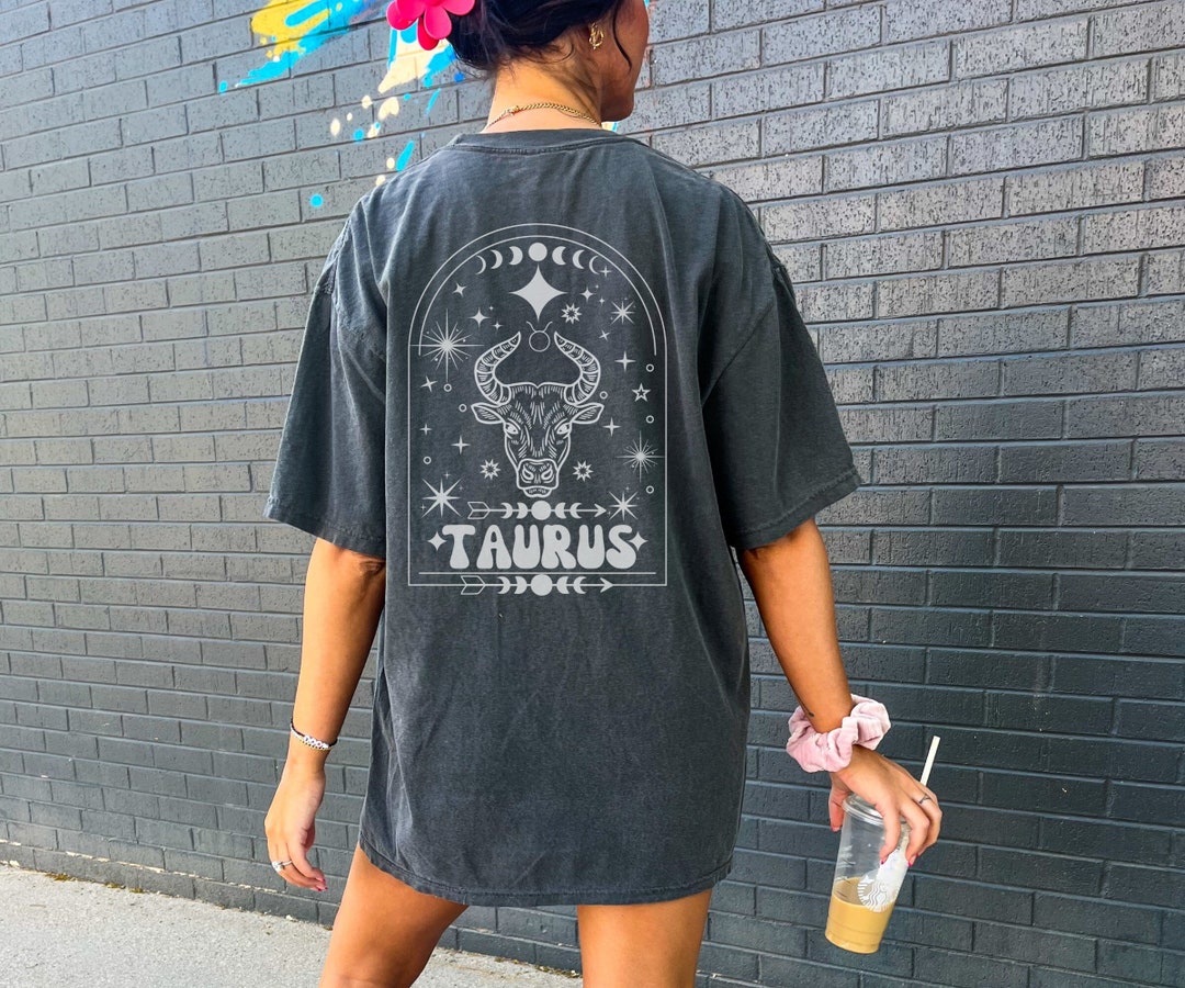 Vintage Taurus Comfort Colors Zodiac Shirt, Taurus Sign Shirt, Vintage ...