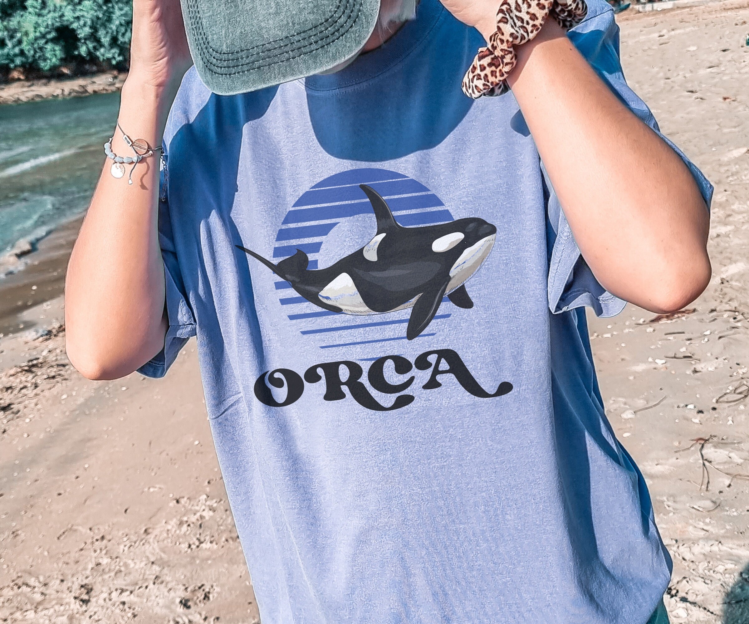 Save the Orcas, Orca Lover Killer Whale Lover, Trendy Oversize Ocean ...