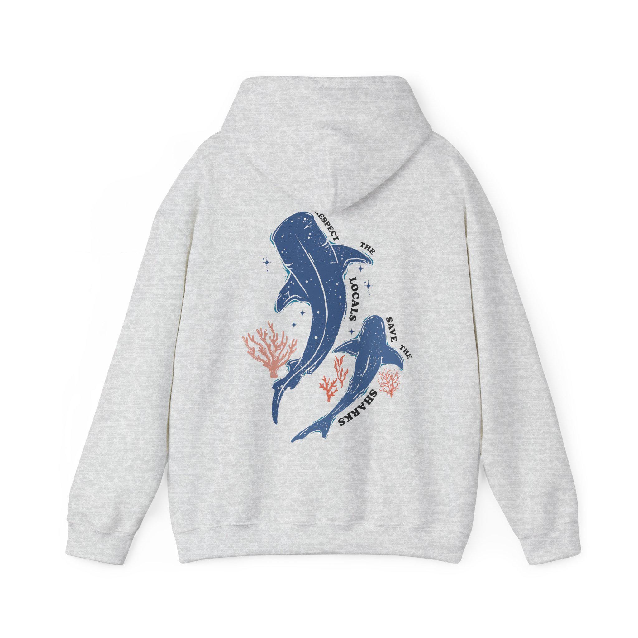 Trendy Shark Hoodie Hammerhead Sweatshirt Great White Hooded Sweater ...