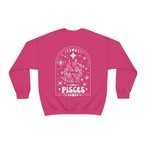 Preppy Pisces Sweatshirt Pisces Gifts Astrology Clothing Aesthetic ...