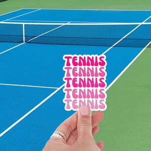 Tennis Girls Sticker, Tennis Sticker, Tennis Gift for Tennis Player ...