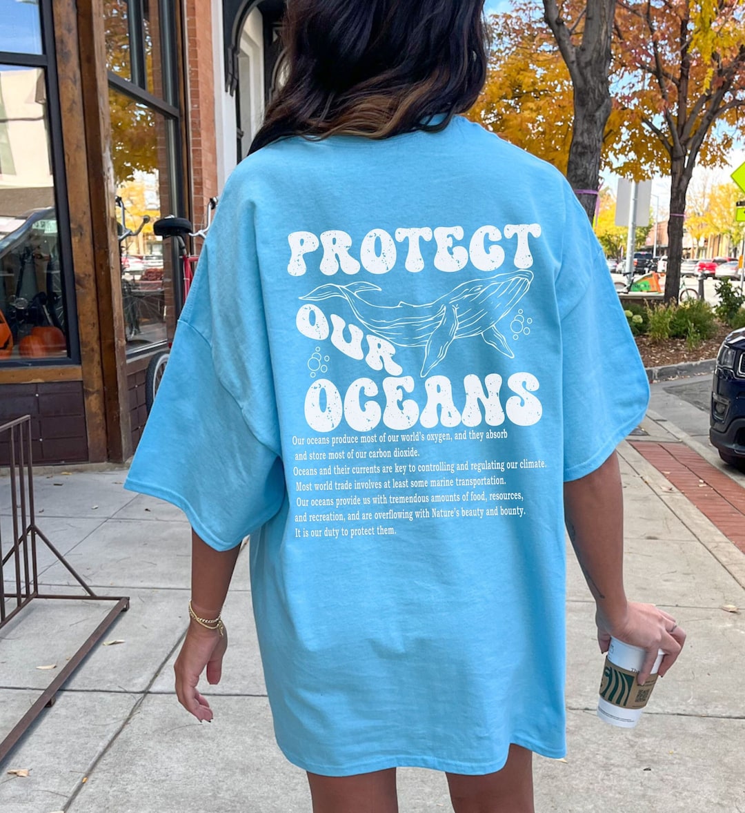 Protect Our Oceans T-shirt for Ocean Lover, Save the Whales Shirt ...