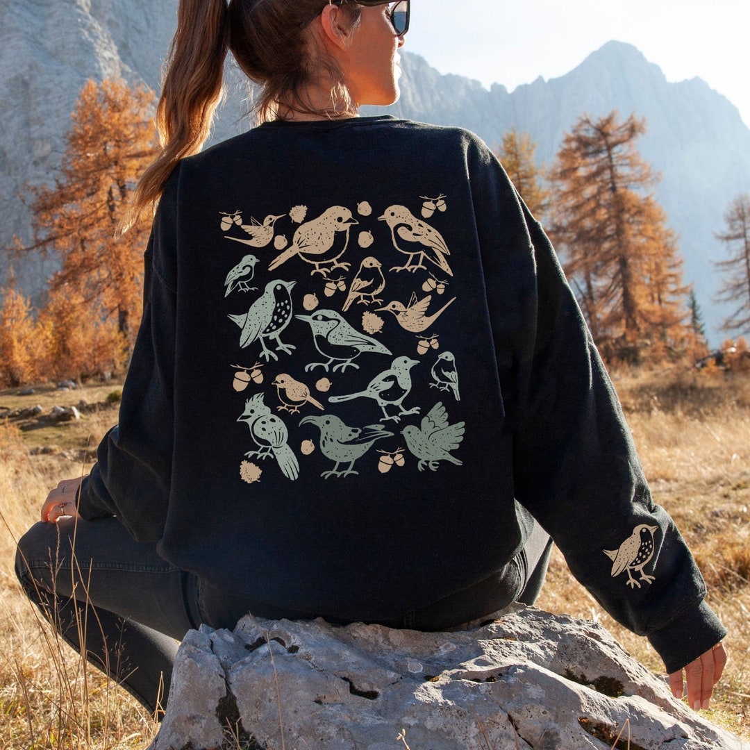 Custom Bird Sweatshirt Personalizd Birdwatcher Cardinal Sweater ...